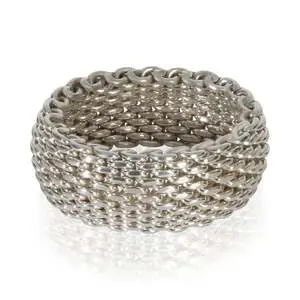 Tiffany & Co. Sterling Silver Somerset Mesh Ring