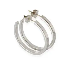 Tiffany & Co. Sterling Silver 1837 Earrings