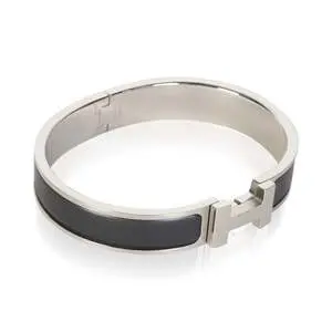 Hermès Clic Hh In Noir Mat Bracelet
