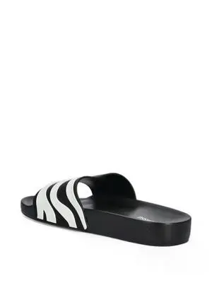 Melissa Zebra-print Slides