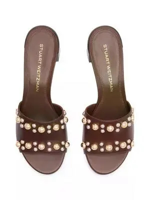 STUART WEITZMAN Perry Stud-embellished Sandals