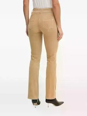 MORGAN Corduroy Button-detail Trousers