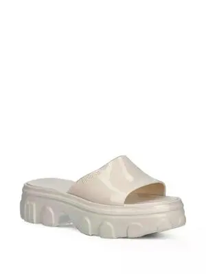 Melissa Ella Chunky-sole Slides - Neutrals