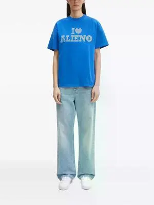NO PROBLEMO I Heart Printed T-shirt - Blue