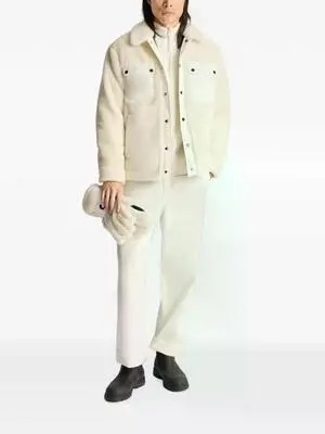 Fusalp Elstran Jacket In Faux-fur White
