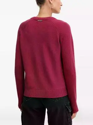 SILVIAN HEACH Button V-neck Cardigan - Red