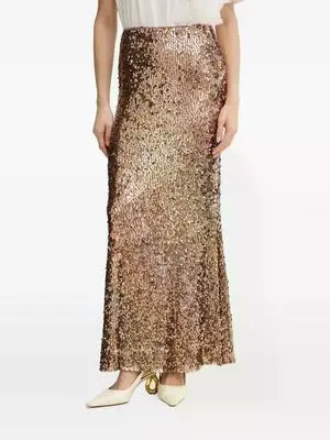 HAVEONE Sequin-embellished Maxi Skirt