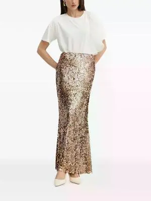 HAVEONE Sequin-embellished Maxi Skirt