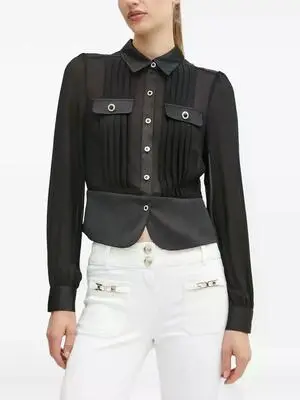 MORGAN Pleated Pocket Shirt