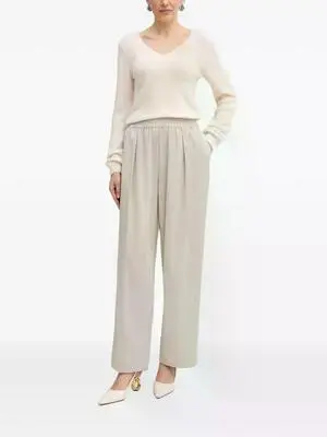 MORGAN Openwork V-neck Sweater