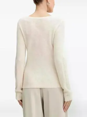 MORGAN Openwork V-neck Sweater