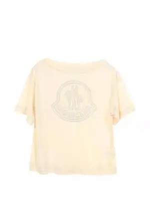 Moncler 2010s Logo Boat Neck T-shirt