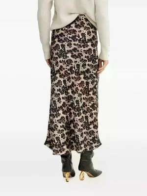 MORGAN Leopard-print Maxi Skirt