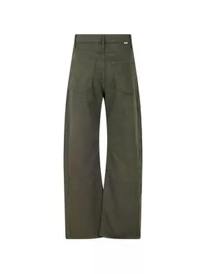 MOTHER The Half Pipe Flood High-rise Wide-leg Jeans