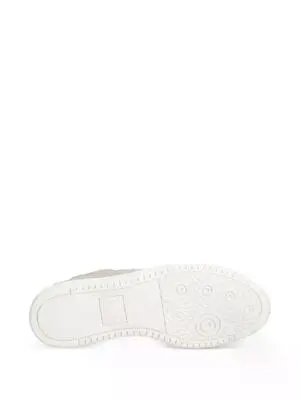 Armani Exchange Perforated Logo Sneakers - Neutrals