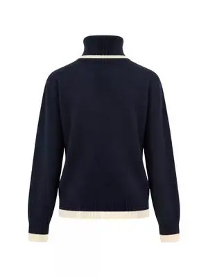 Seventy 19 70 Roll-neck Contrast-trim Sweater