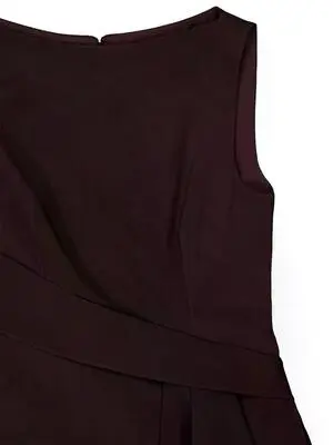 Roland Mouret Draped Sleeveless Midi Dress
