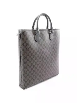 Gucci 2010s Gg Supreme Two-way Tote Bag - Grey