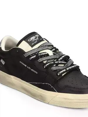 CRIME LONDON Playoff Rhinestone-embellished Sneakers