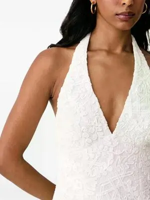 Bardot Guipure-lace Halterneck Dress