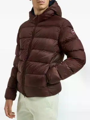 COLMAR Quilted Hooded Jacket - Brown
