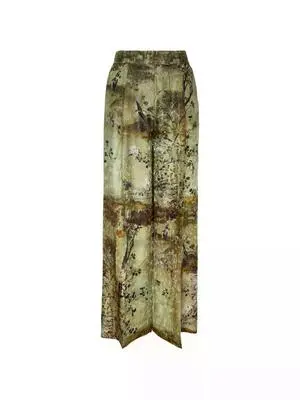 PIERRE-LOUIS MASCIA Jp282 Landscape-print Jacquard Trousers