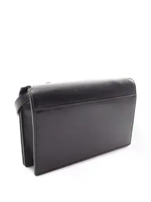 Saint Laurent 2010s Leather Shoulder Bag - Black