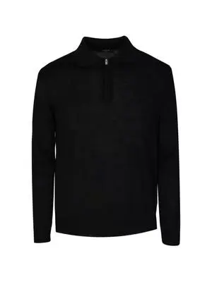TOMBOLINI Zip-fastening Polo Sweater - Black