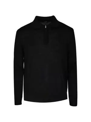 TOMBOLINI Zip-fastening Polo Sweater - Black