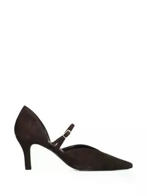 BIANCADI Suede Pointed-toe Pumps