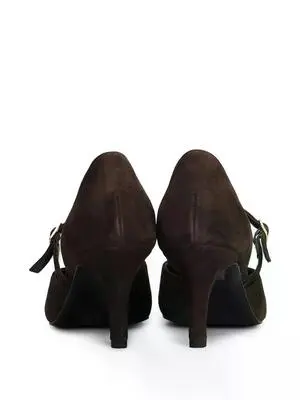 BIANCADI Suede Pointed-toe Pumps