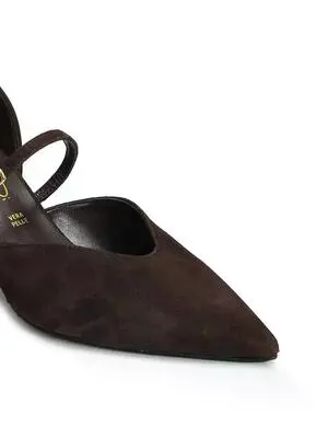 BIANCADI Suede Pointed-toe Pumps