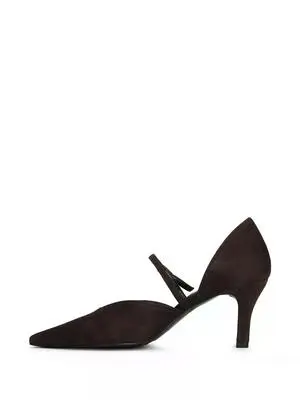 BIANCADI Suede Pointed-toe Pumps