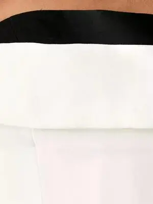 Bardot Strapless Fold-over Dress
