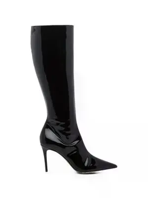 Jeffrey Campbell Patent-finish Knee-high Boots - Black