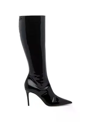 JEFFREY CAMPBELL Patent-finish Knee-high Boots
