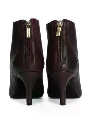 BIANCADI Pointed-toe Rear-zip Ankle Boots