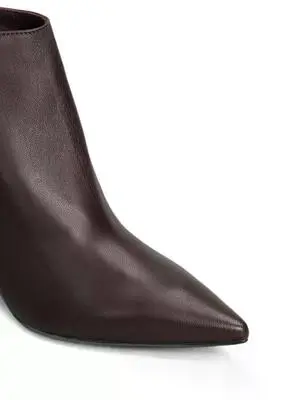 BIANCADI Pointed-toe Rear-zip Ankle Boots