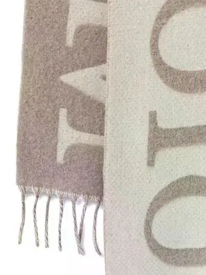 Marc O'polo Logo-intarsia Fringed Scarf