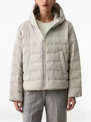 Marc O'polo Hooded Quilted Jacket - Neutrals