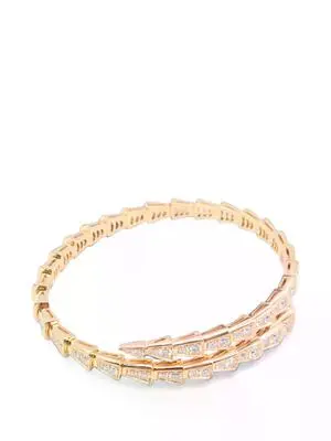 BVLGARI 2010s Serpenti Viper Diamond Bracelet