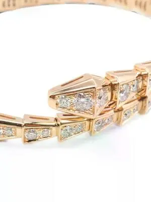 BVLGARI 2010s Serpenti Viper Diamond Bracelet