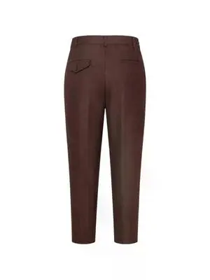 Comme Des Garçons Herringbone Elasticated-waist Trousers