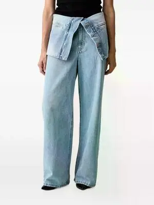 Axel Arigato Layered-detail Strapless Jumpsuit