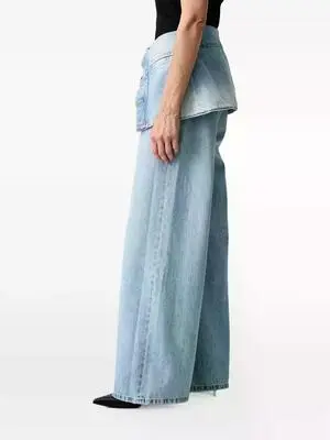 Axel Arigato Layered-detail Strapless Jumpsuit