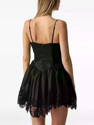 Bardot Ashta Lace-trim Corset Dress