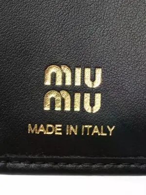 Miu Miu 2010 Softy Metal Trifold Wallet