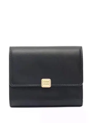 Miu Miu 2010 Softy Metal Trifold Wallet - Black