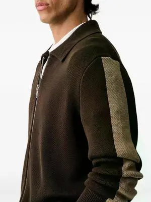 Marc O'polo Side-stripe Zip-up Sweater