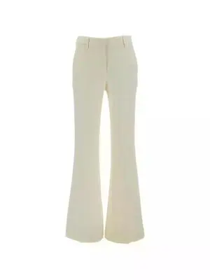 Alberto Biani Wide-leg Cady Trousers - Neutrals